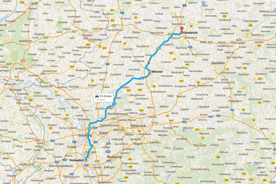 1000km Road Trip Cologne to Berlin: Driving on the Autobahn