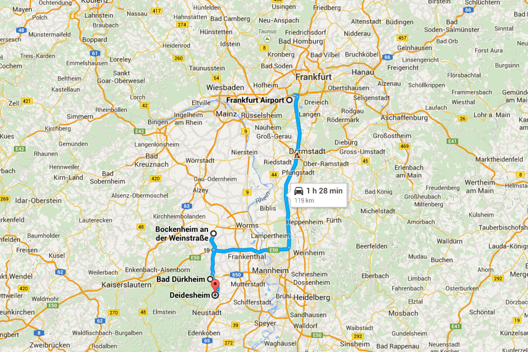 German Wine Road Tours of Germany: Wine Route Itinerary